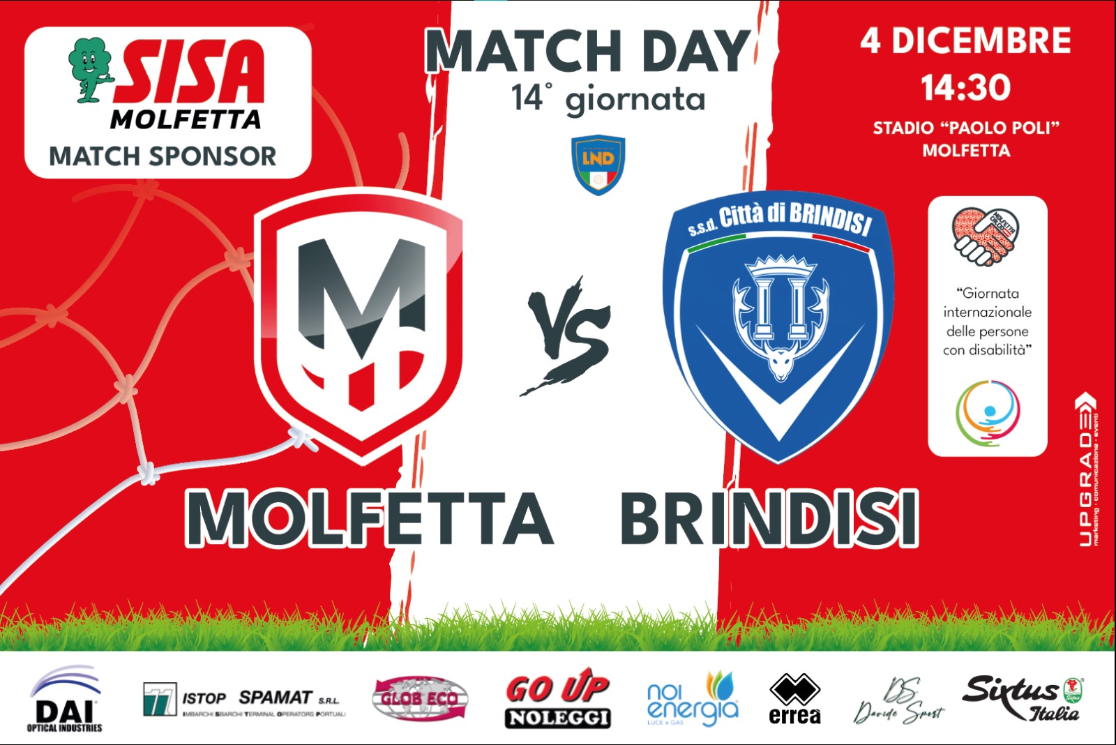 MOLFETTA CALCIO – BRINDISI FC: LE INFORMAZIONI UTILI | Molfetta Calcio