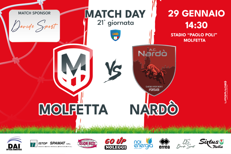 MOLFETTA CALCIO – AC NARDO': LE INFORMAZIONI UTILI | Molfetta Calcio